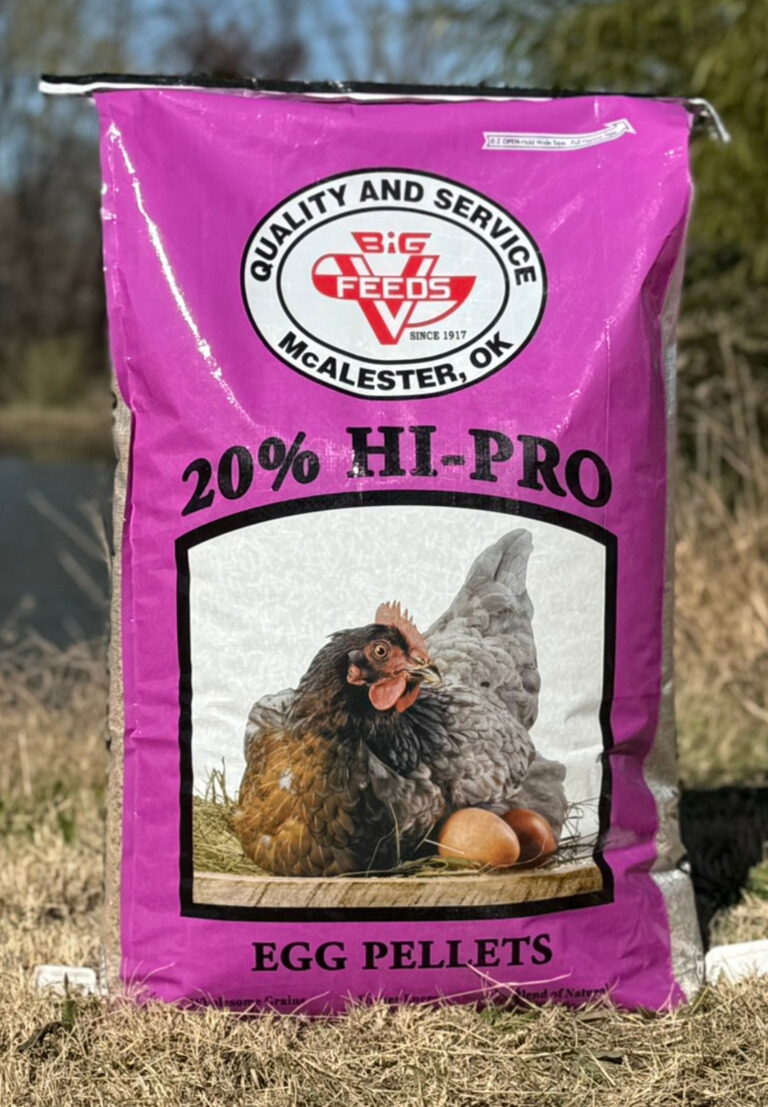 BIG V 20% HI-PRO EGG PELLETS - Big V Feeds