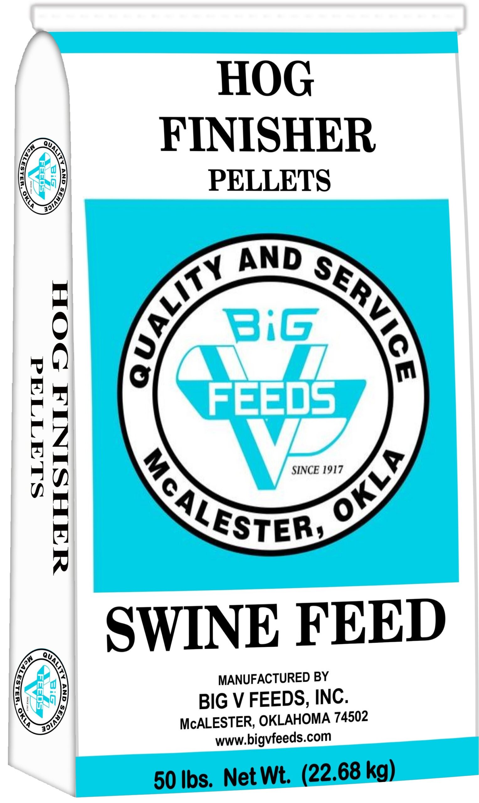 HOG FINISHER PELLETS - Big V Feeds
